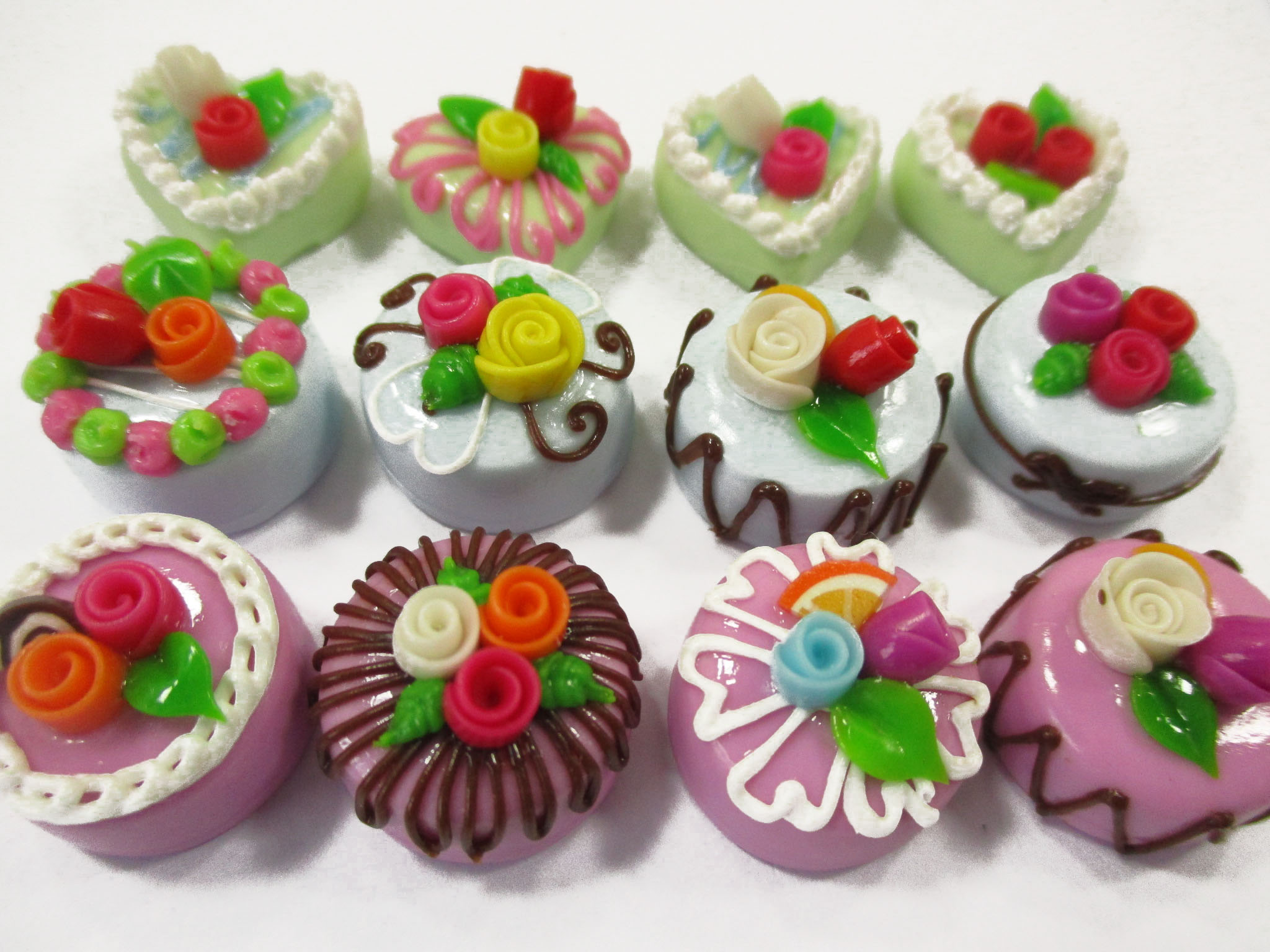 Miniature Food Mixed Cake 1.5 cm